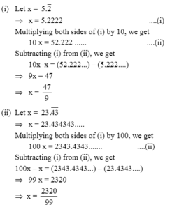 How To Convert Decimal Number Into Rational Number - CBSE Library