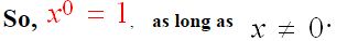 Positive, Negative & Zero Exponents | Algebra Concepts