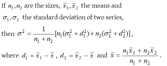 Standard Deviation and Variance - CBSE Library