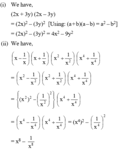 Algebraic Identities Of Polynomials - CBSE Library