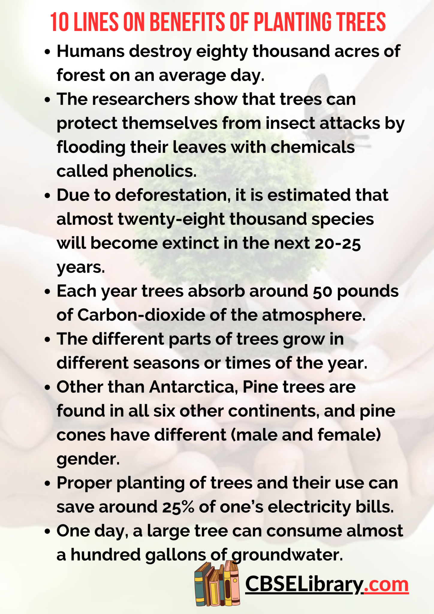 Benefits of Planting Trees Essay | Essay on Benefits of Planting Trees ...