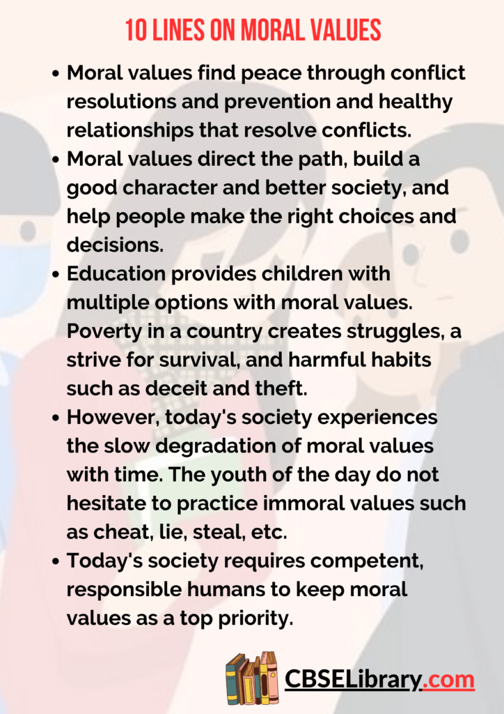 Moral Values Essay | Essay on Moral Values for Students and Children in ...