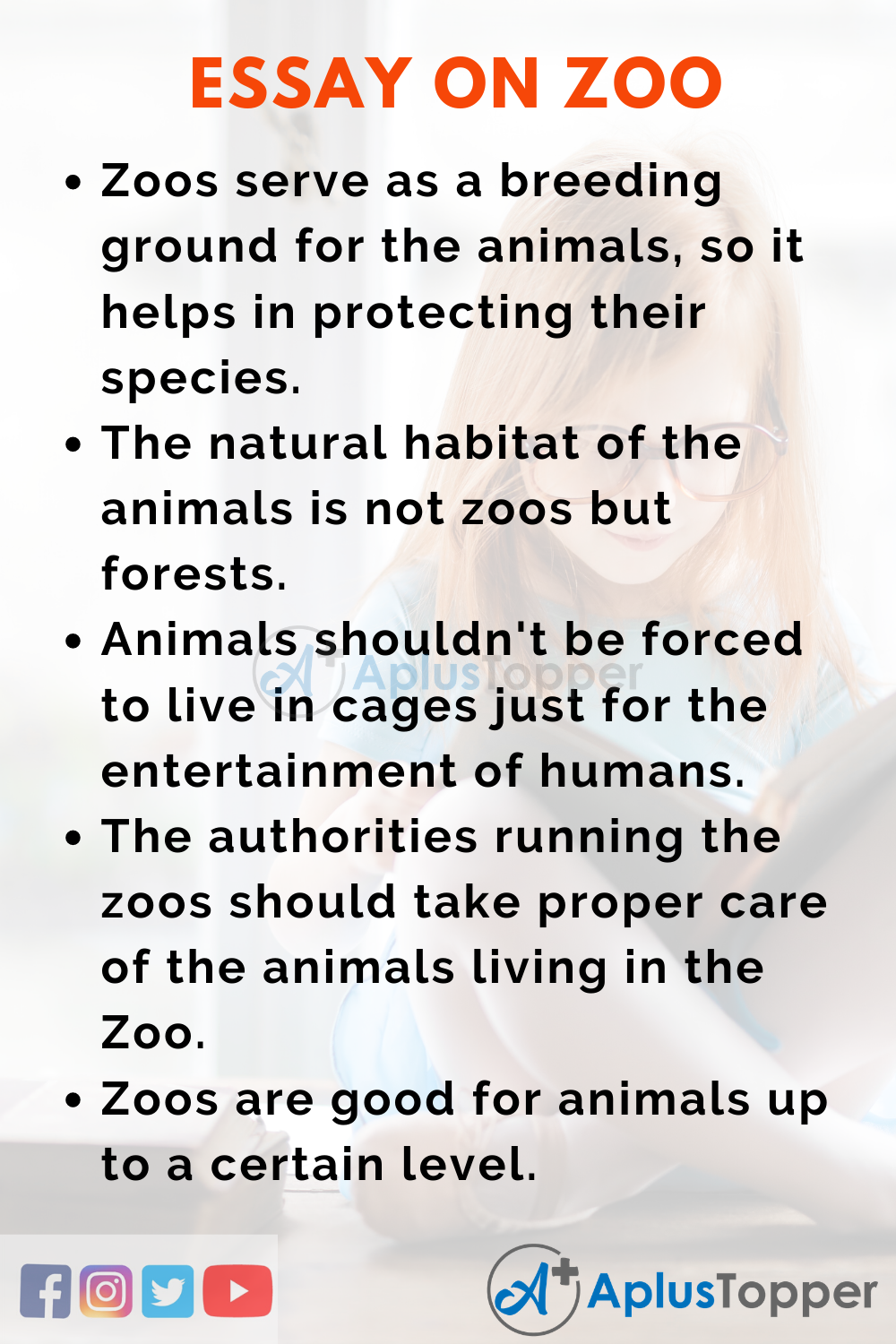 Essay On Zoo | Zoo Essay for Students and Children in English - CBSE ...