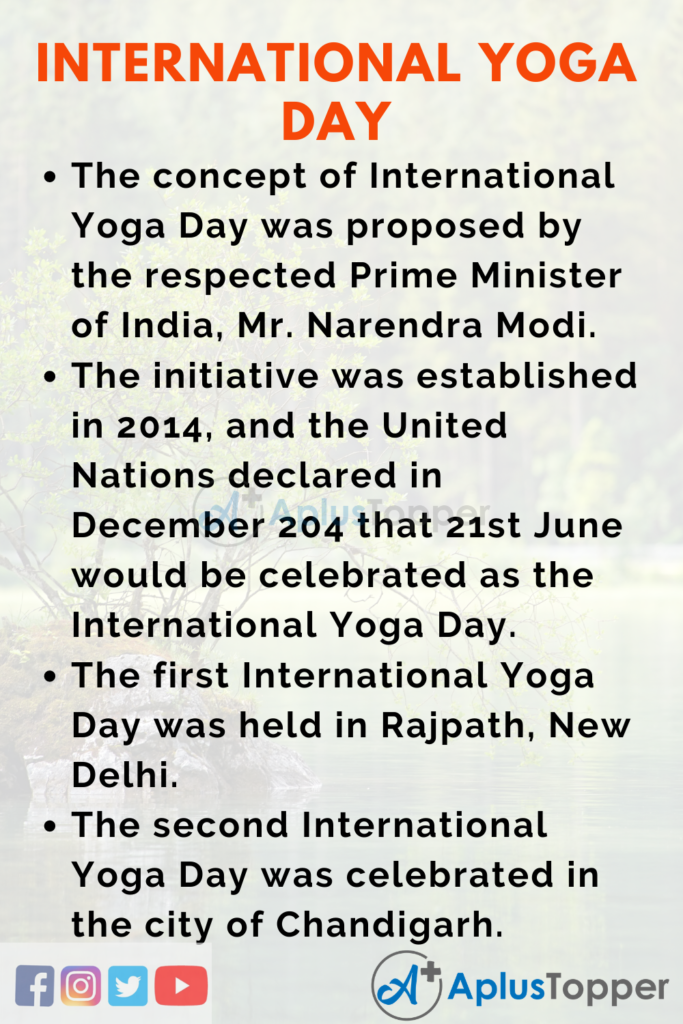 Essay on International Yoga Day | International Yoga Day Essay for ...