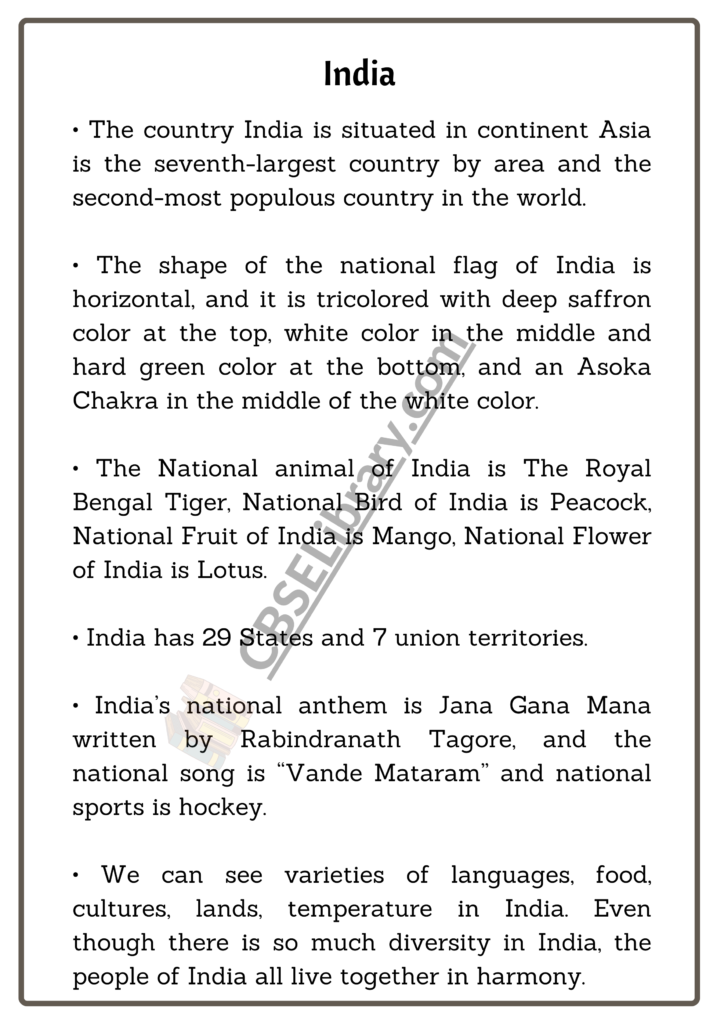 Essay on India | India Essay for Students and Children in English ...