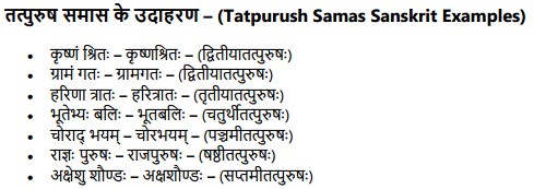 Tatpurush Samas in Sanskrit - तत्पुरुष समास - परिभाषा, उदाहरण, सूत्र ...