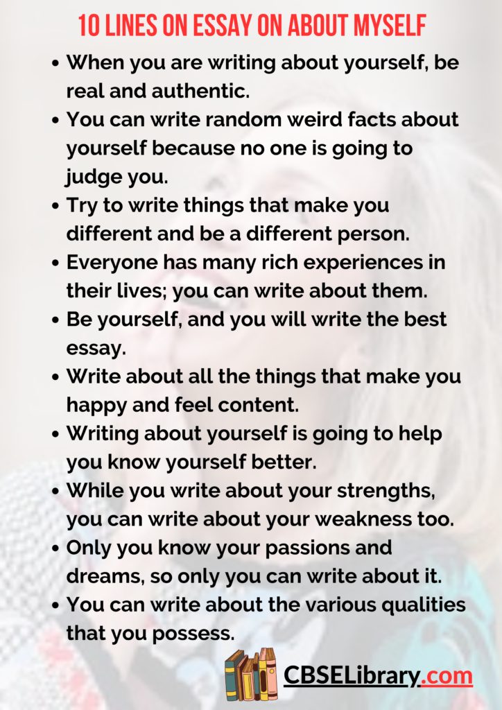 Essay on about Myself | About Myself Essay for Students and Children in ...
