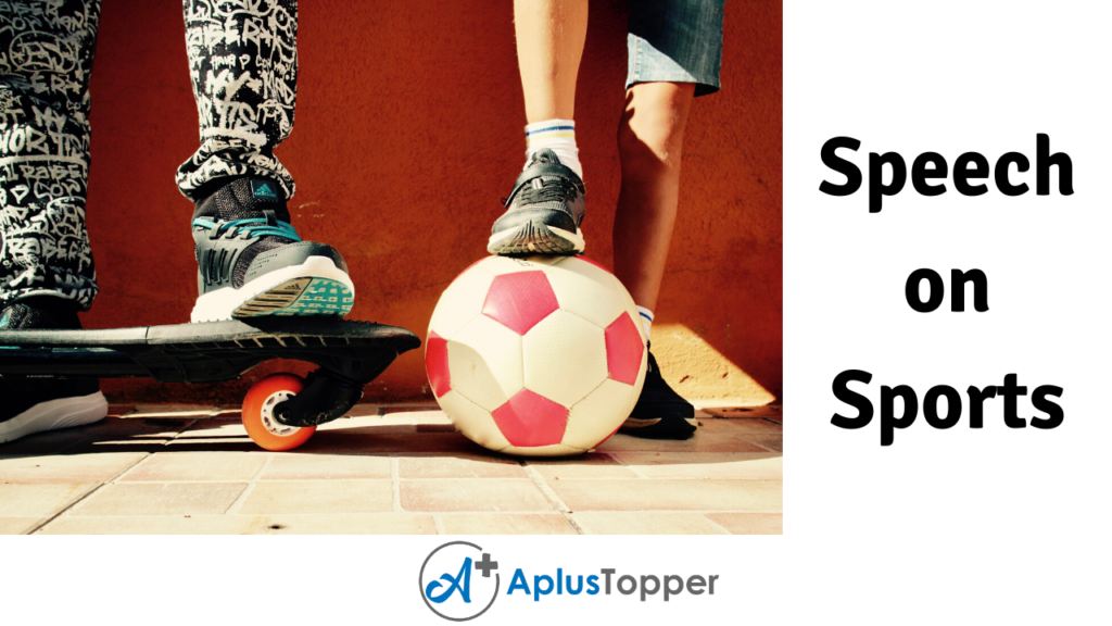 Speech on Sports | Sports Speech for Students and Children in English ...