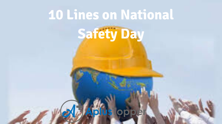 10 Lines on National Safety Day for Students and Children in English ...