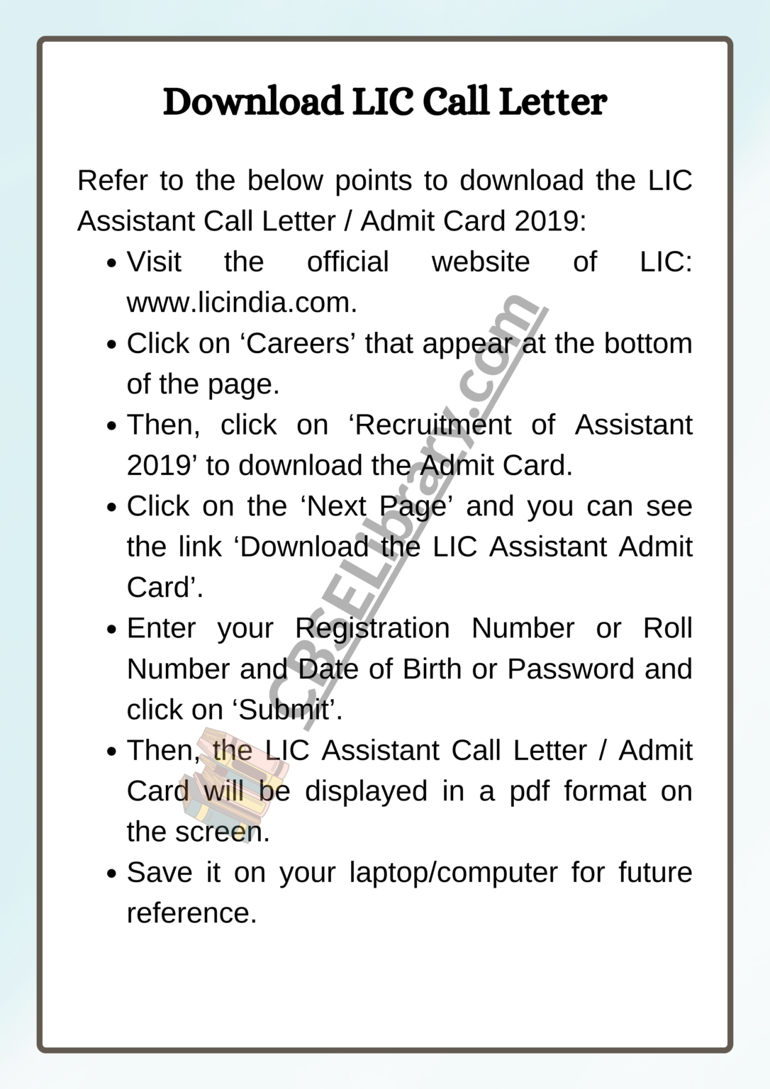 LIC Call Letter | Dates, Documents Required, How to Download LIC Call ...