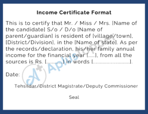 Income Certificate | Application Procedure, Uses, Documents Required ...