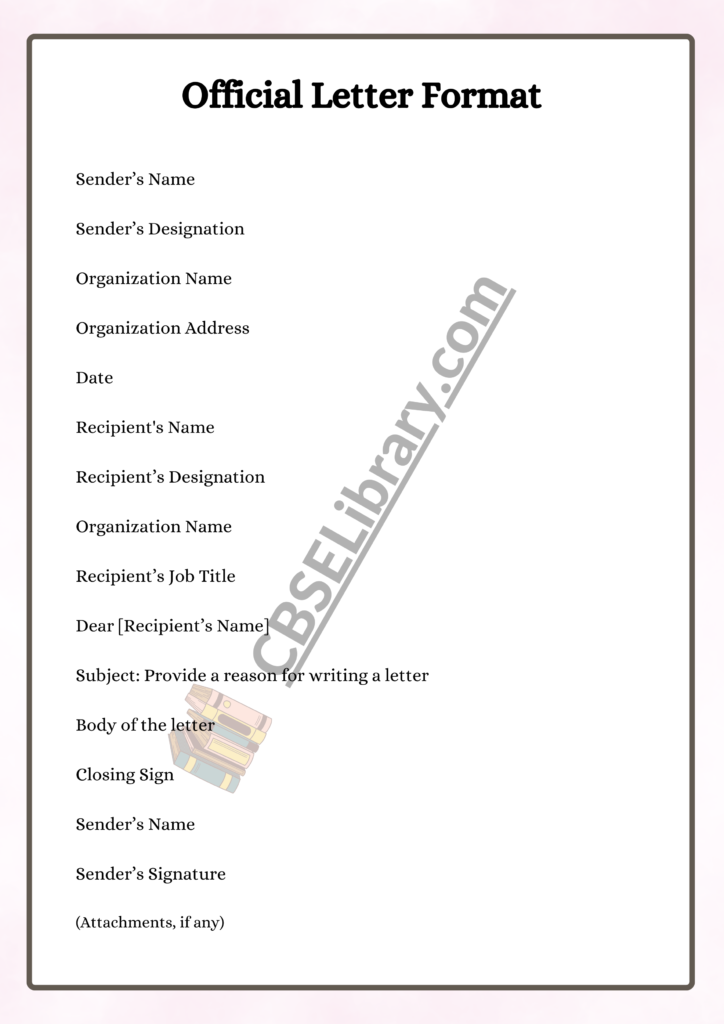 Official Letter | Samples, Format, How To Write an Official Letter ...