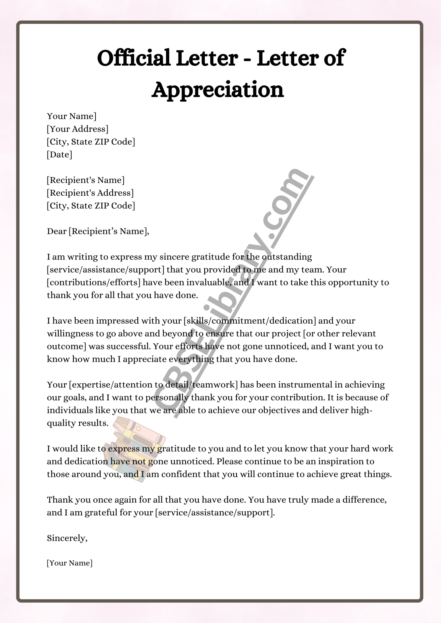 Official Letter | Samples, Format, How To Write an Official Letter ...