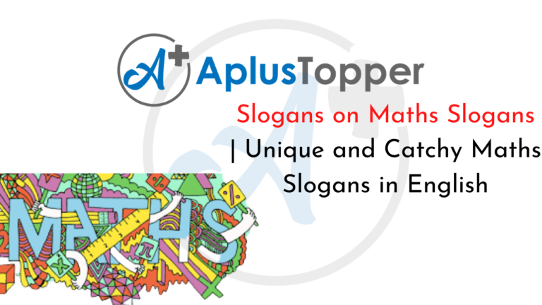 Maths Slogans | Unique and Catchy Maths Slogans in English - CBSE Library