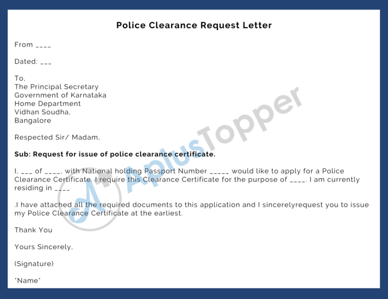 Police Verification Certificate | Application Process and How to Get ... Police Verification Certificate | Application Process and How to Get ...
