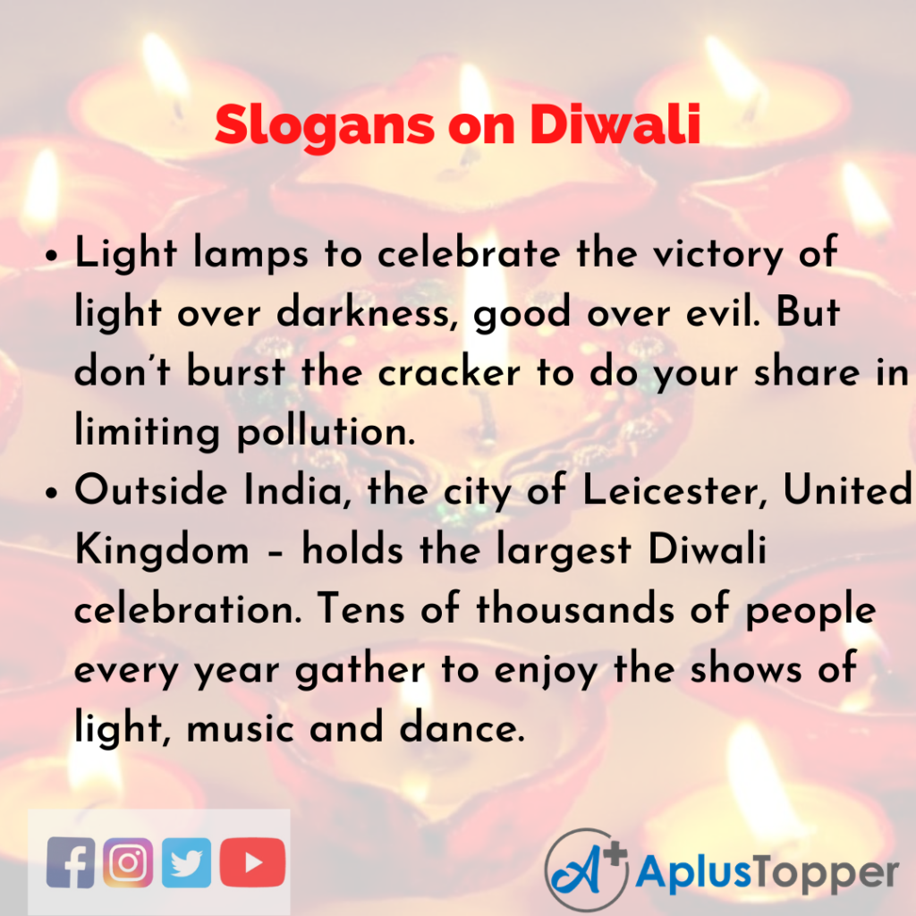 Slogans on Diwali | Unique and Catchy Diwali Slogans in English - CBSE ...