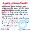 Slogans on Gender Equality | Unique and Catchy Slogans on Gender ...