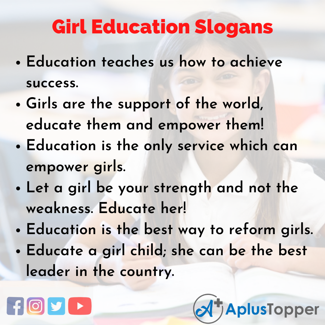 Girl Education Slogans Unique And Catchy Girl Education Slogans In English CBSE Library girl-education-slogans-unique-and-catchy-girl-education-slogans-in-english-cbse-library