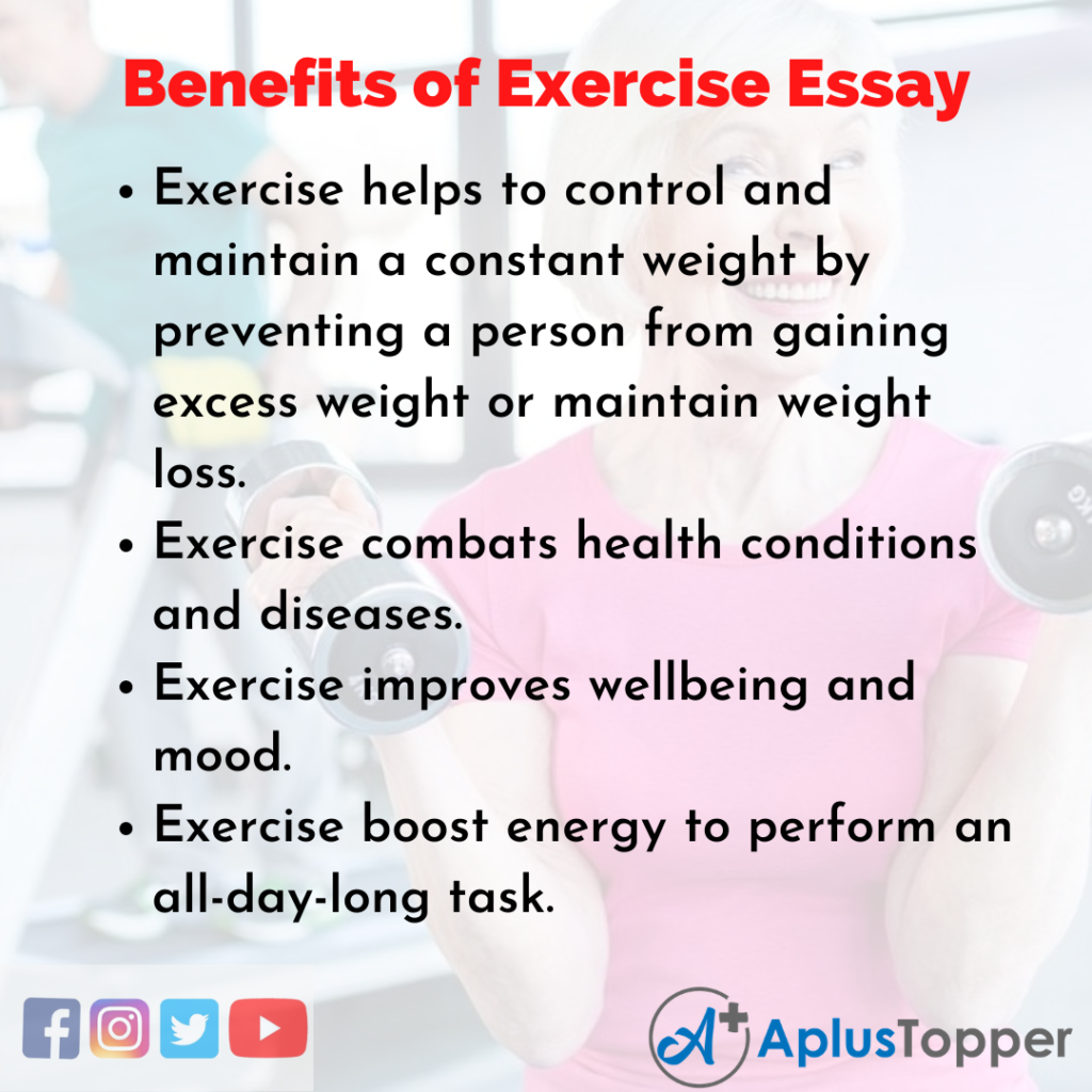 Benefits of Exercise Essay | Essay on Benefits of Exercise for Students ...