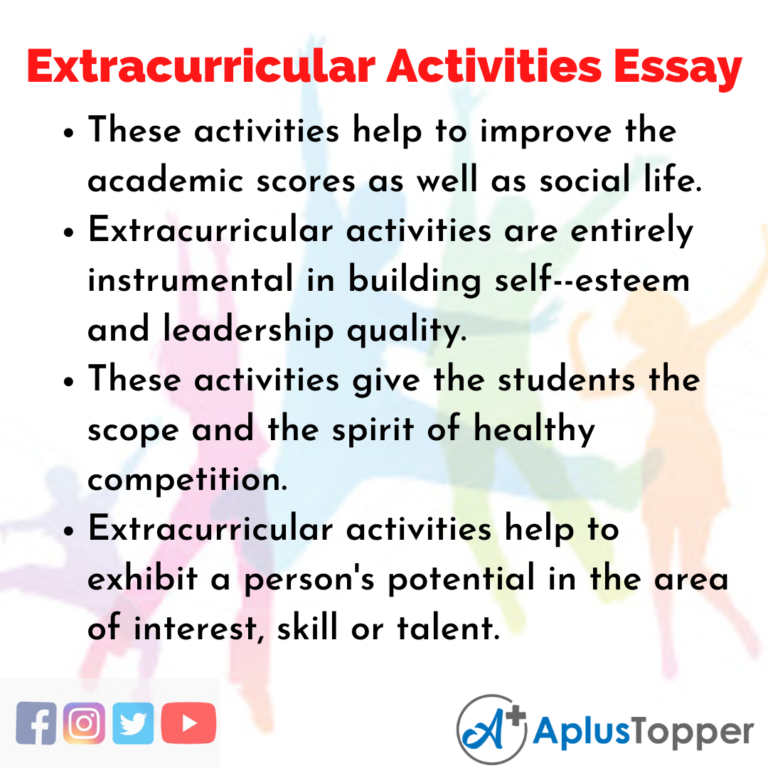 Extracurricular Activities Essay | Essay on Extracurricular Activities ...