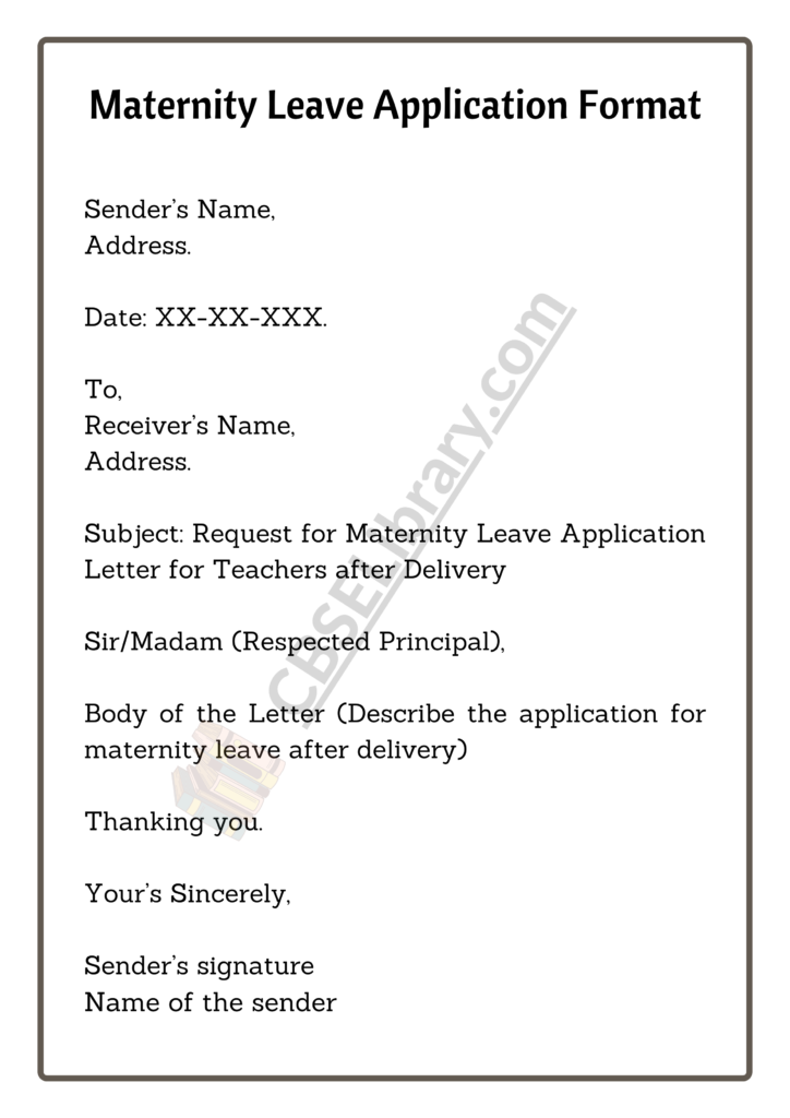Maternity Leave Application | How To Write Maternity Leave Application ... Maternity Leave Application | How To Write Maternity Leave Application ...