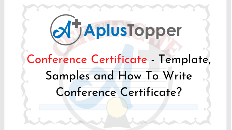 Conference Certificate | Template, Samples and How To Write Conference ...
