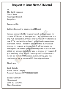 Letter to Bank Manager | Format, Sample, Tips and Guidelines on How to ...
