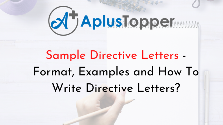 Sample Directive Letters | Format, Examples and How To Write Directive ...