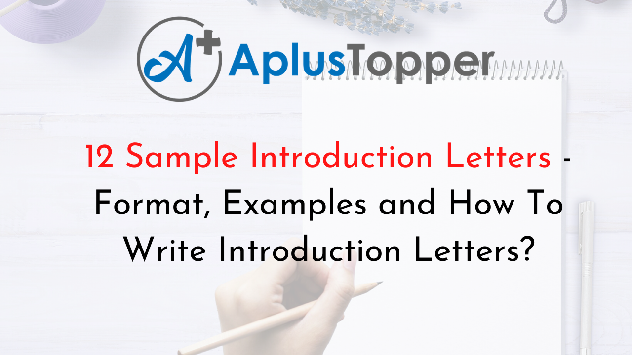 12 Sample Introduction Letters | Format, Examples and How To Write Introduction Letters? - CBSE ...