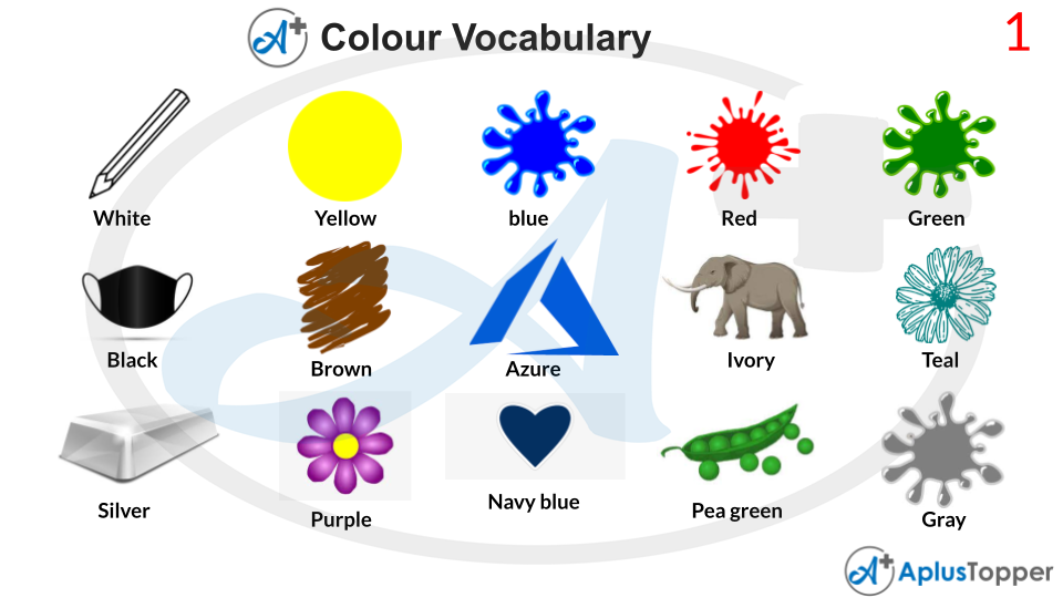 Colour Vocabulary | List of Colour Names Vocabulary With Description ...