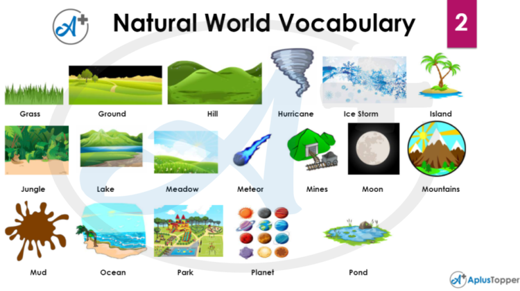 Natural World Vocabulary | Names of Natural Disaster and Weather in ...