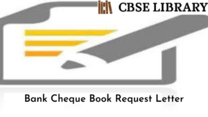 Bank Cheque Book Request Letter | Format, Samples, How To Write ...